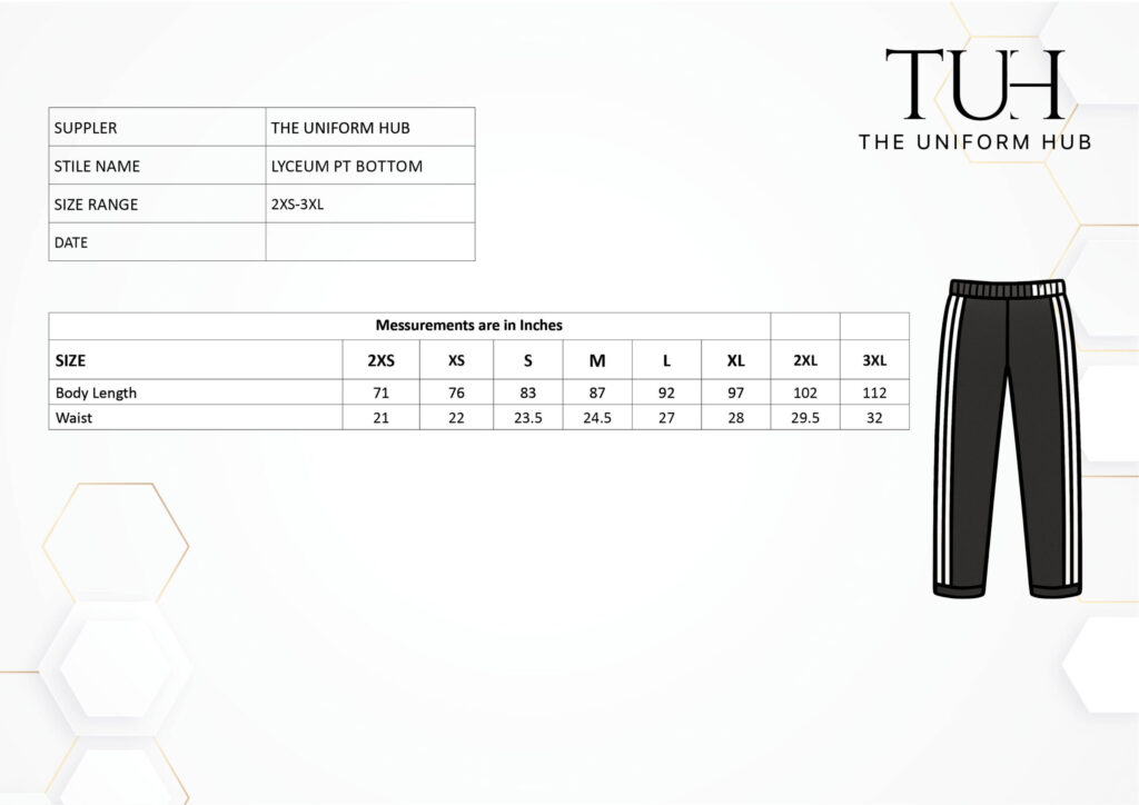 Lyceum PT Bottom - The Uniform Hub